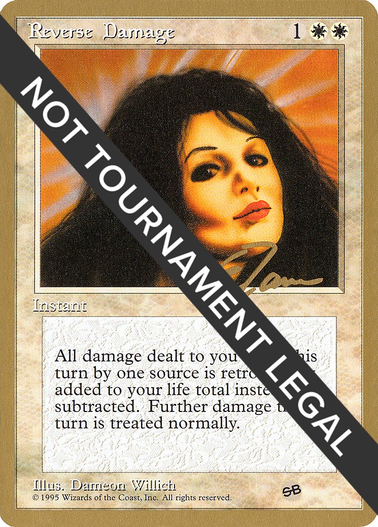 Reverse Damage - 1996 Eric Tam (4ED) (SB) - World Championship Decks ...