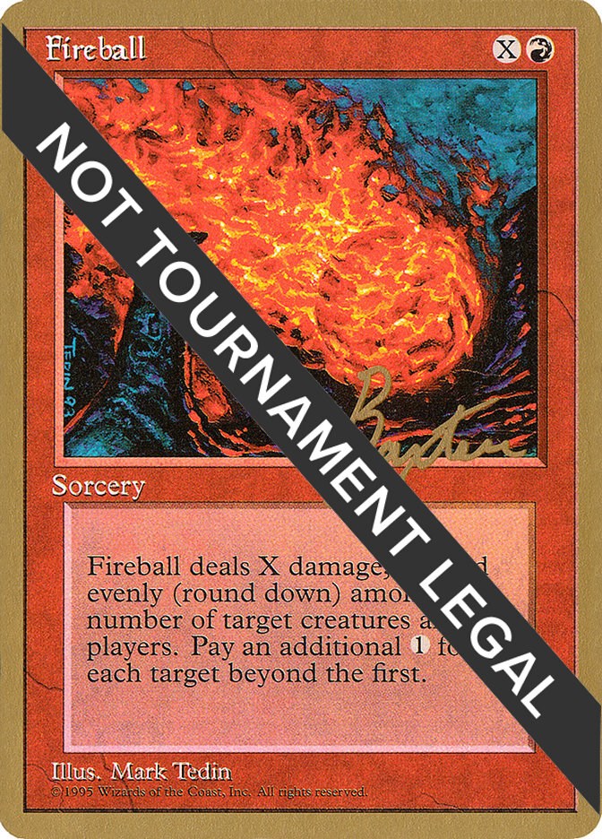 Fireball - 1996 George Baxter (4ED) - World Championship Decks - Magic ...