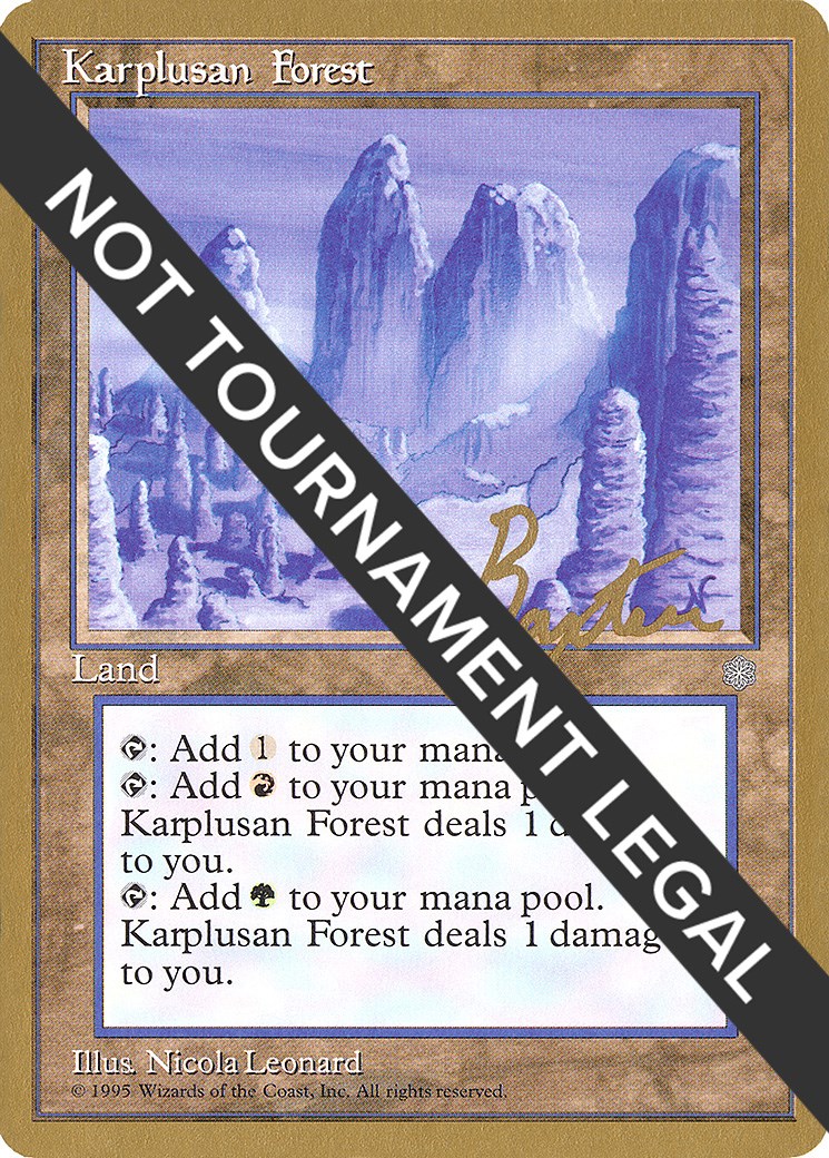 Karplusan Forest - 1996 George Baxter (ICE) - World Championship Decks ...