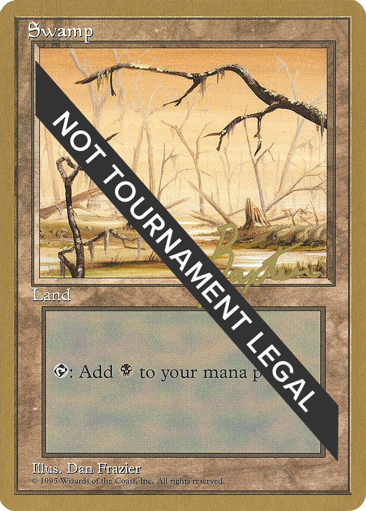 Swamp (B) - 1996 George Baxter (4ED) - World Championship Decks - Magic ...