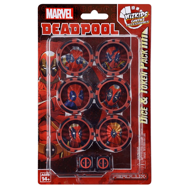 Deadpool Dice & Token Pack - Deadpool and X-Force - Heroclix