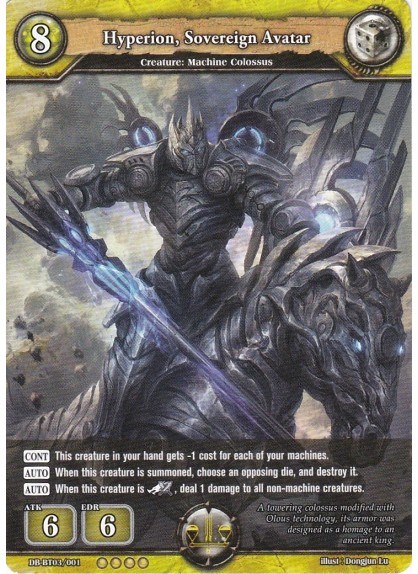 Hyperion, Sovereign Avatar - Gears of Apocalypse - Dragoborne