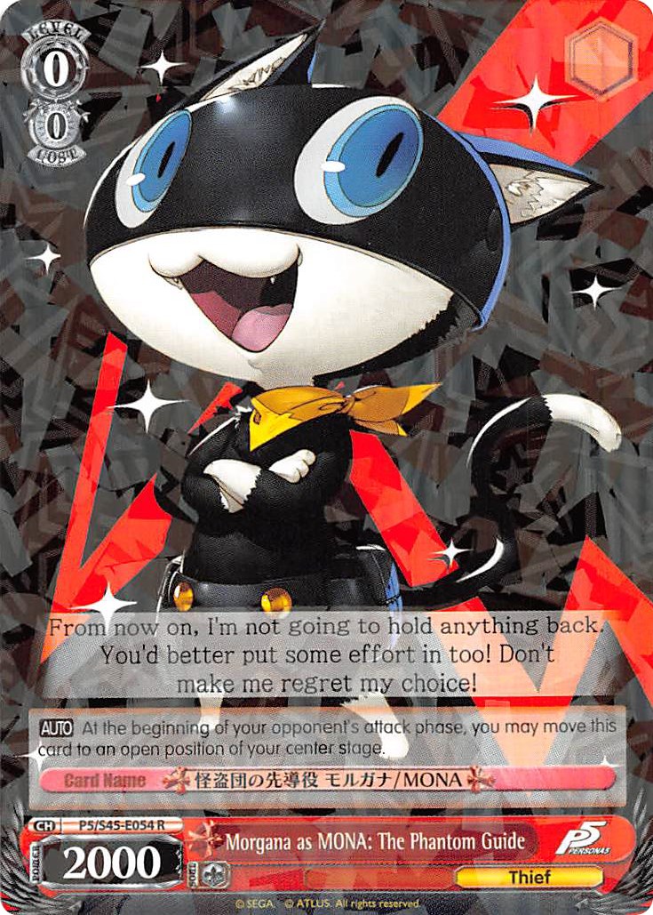 Morgana as MONA: The Phantom Guide - Persona 5 - Weiss Schwarz