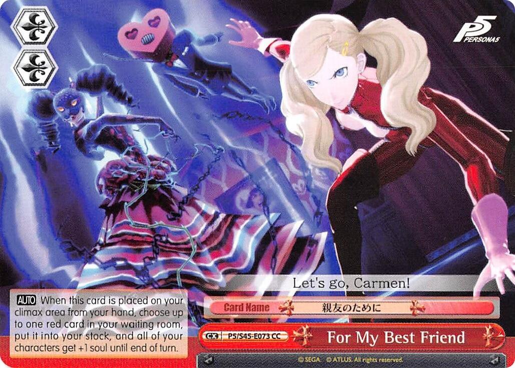 For My Best Friend - Persona 5 - Weiss Schwarz