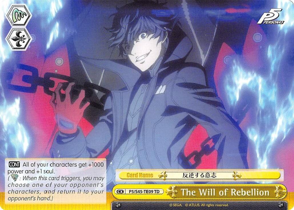 The Will of Rebellion - Persona 5 - Weiss Schwarz
