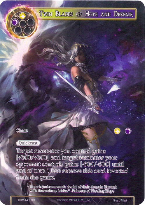 Twin Blades of Hope and Despair // Sword of Fate (Full Art) - The Time ...