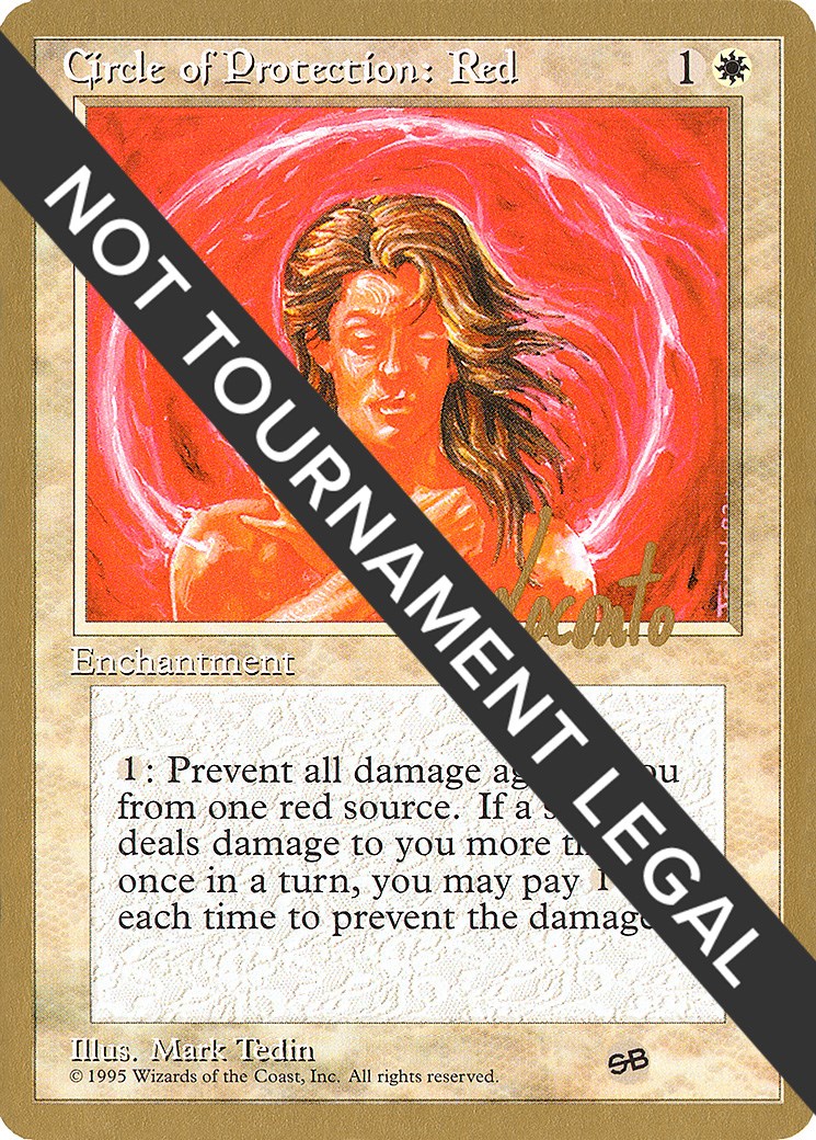 Circle of Protection: Red - 1996 Michael Loconto (4ED) (SB) - World ...