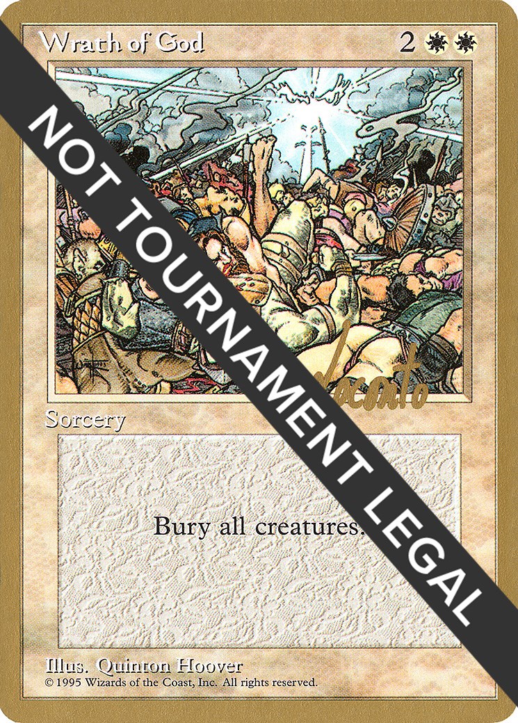 Wrath of God - 1996 Michael Loconto (4ED) - World Championship Decks ...