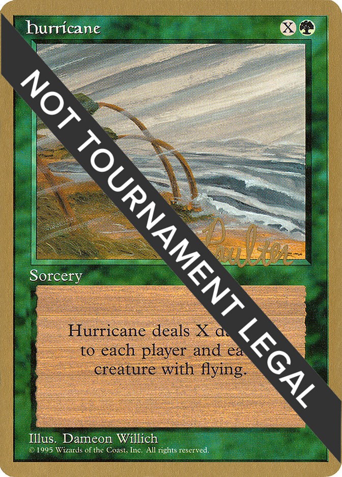 Hurricane - 1996 Preston Poulter (4ED) - World Championship Decks ...