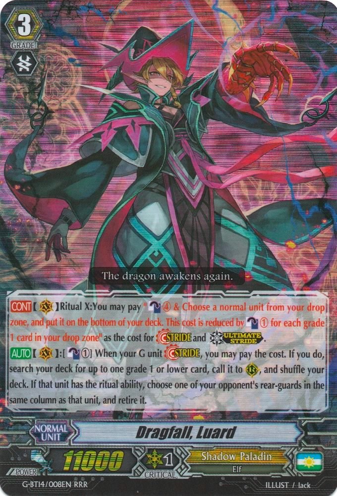 Dragfall, Luard - Divine Dragon Apocrypha - Cardfight Vanguard