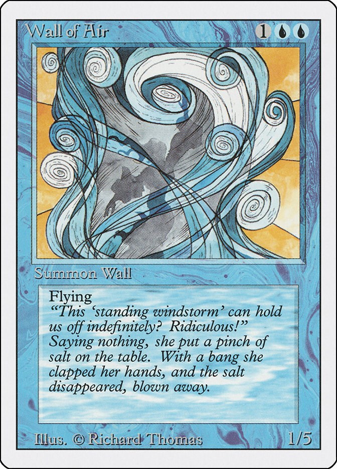 Wall of Air - Revised Edition - Magic: The Gathering