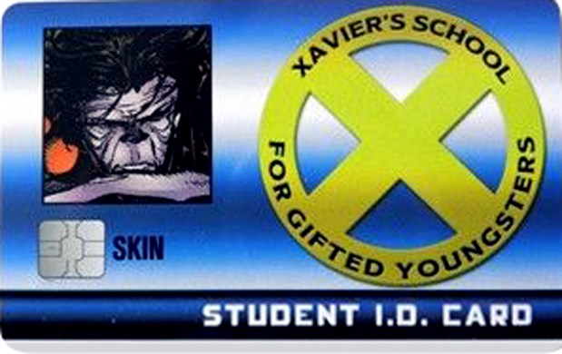 Skin Student ID Card - X-Men Xavier's School - Heroclix
