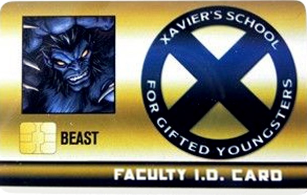 Beast Faculty ID Card - X-Men Xavier's School - Heroclix