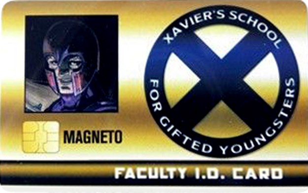 Magneto Faculty ID Card - X-Men Xavier's School - Heroclix