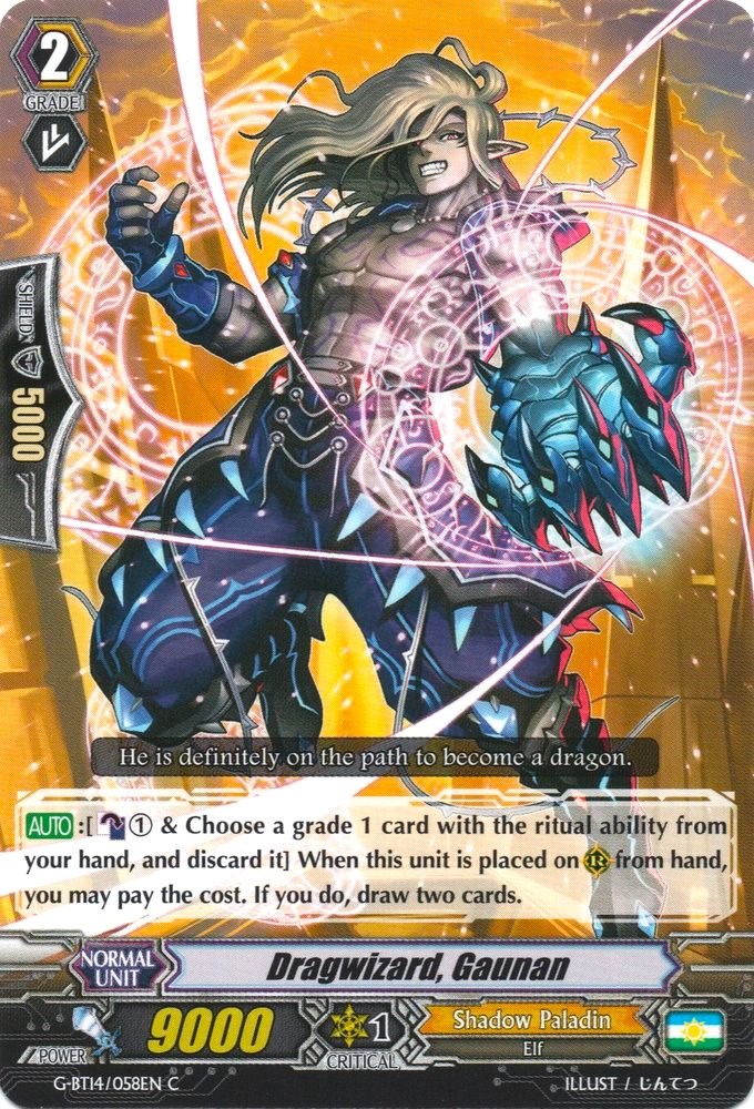 Dragwizard, Gaunan - Divine Dragon Apocrypha - Cardfight Vanguard