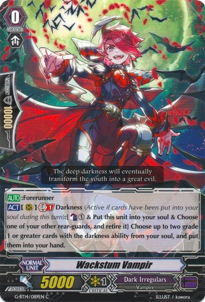 Wackstum Vampir - Divine Dragon Apocrypha - Cardfight Vanguard