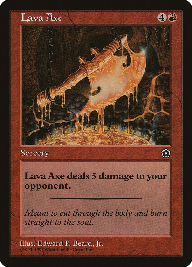 Lava Axe - Portal Second Age - Magic: The Gathering