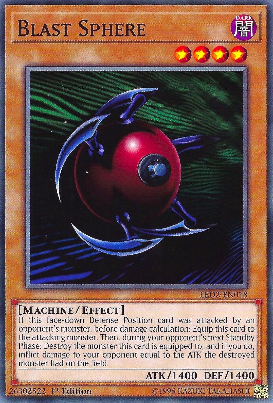 Blast Sphere - Legendary Duelists: Ancient Millennium - YuGiOh