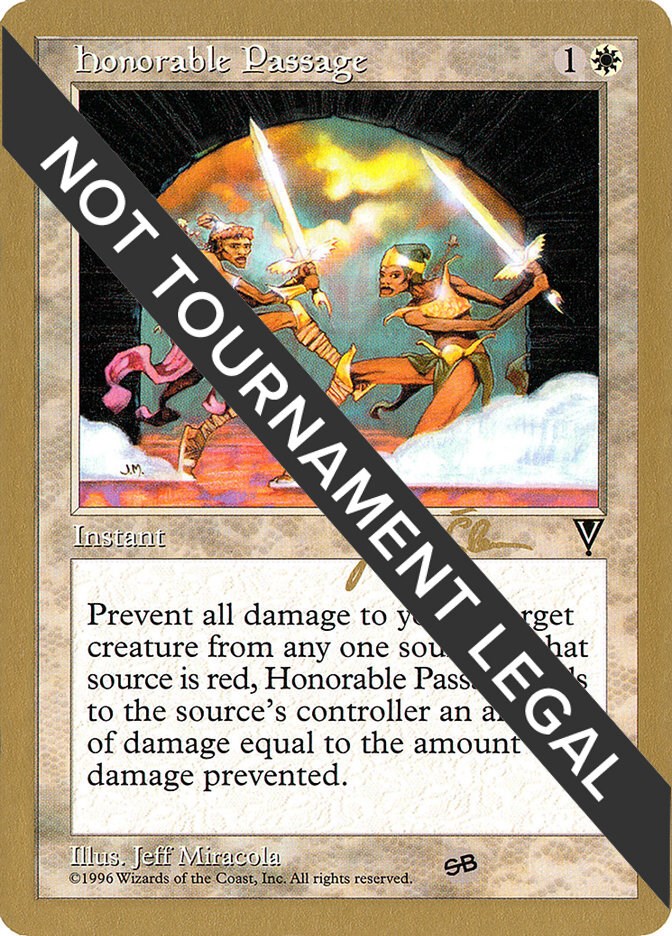 Honorable Passage - 1997 Jakub Slemr (VIS) (SB) - World Championship ...