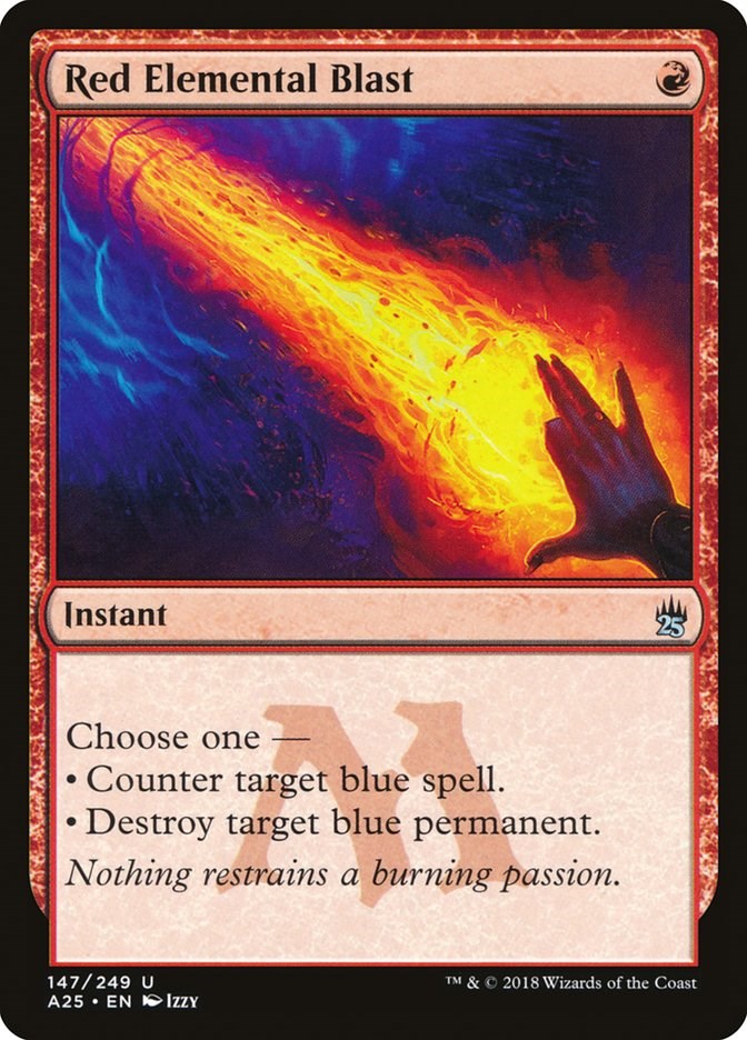 Red Elemental Blast - Masters 25 - Magic: The Gathering