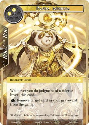 Panda Medium // Possessed Panda - The Time Spinning Witch - Force of Will