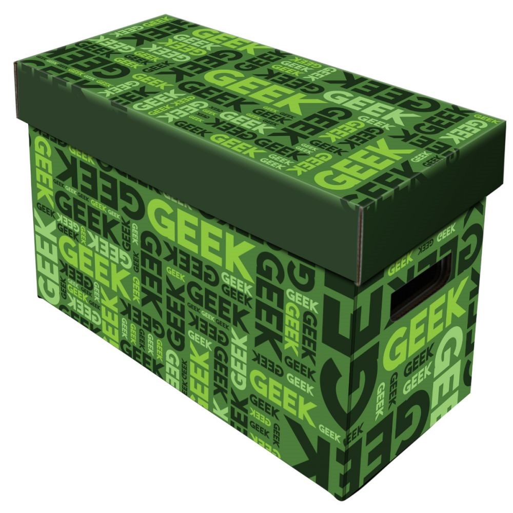 Short Comic Box - Art: Green Geek - BCW Comic Storage Boxes ...