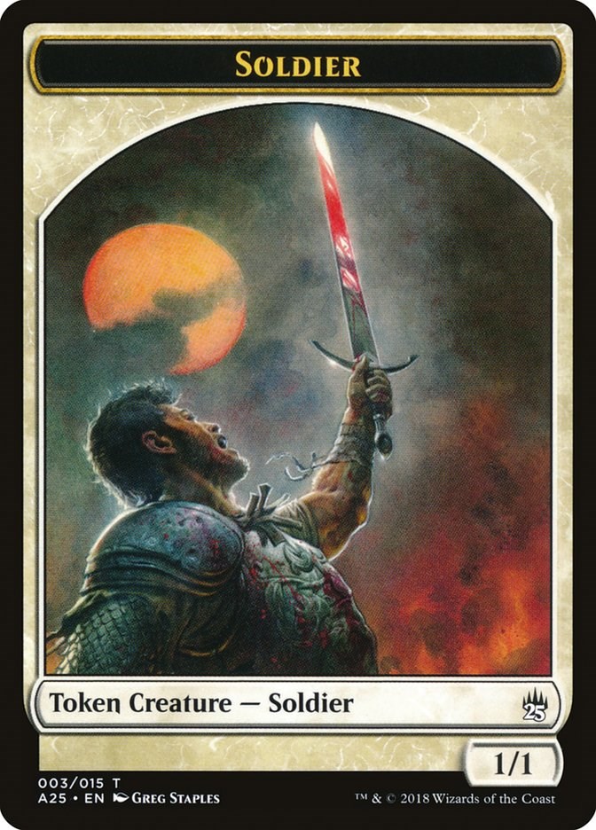 Soldier Token (003) - Masters 25 - Magic: The Gathering