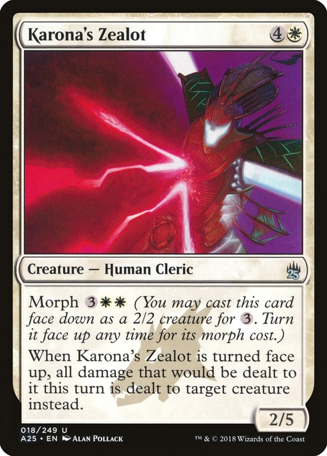 Karona's Zealot - Masters 25 - Magic: The Gathering