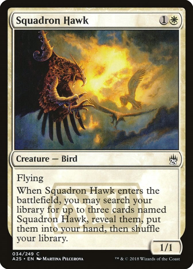 Squadron Hawk - Masters 25 - Magic: The Gathering