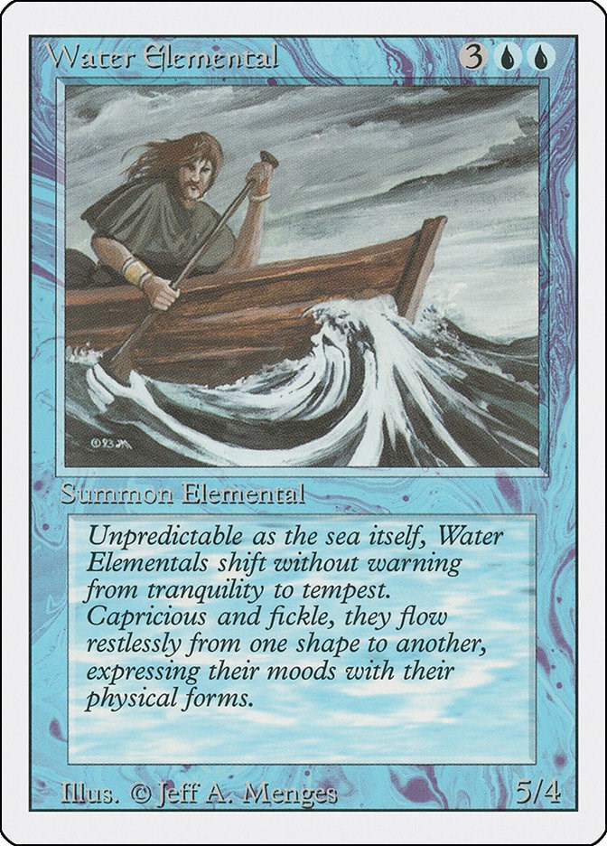Water Elemental - Revised Edition - Magic: The Gathering