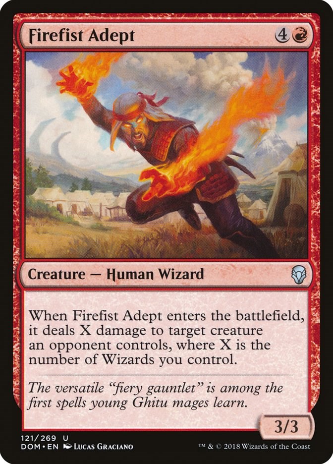 Firefist Adept - Dominaria - Magic: The Gathering