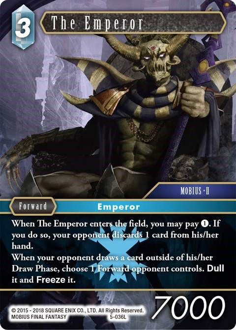 The Emperor - Opus V - Final Fantasy TCG