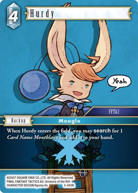 Hurdy - Opus V - Final Fantasy TCG