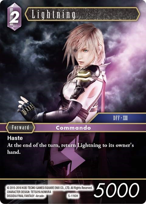 Lightning - Opus V - Final Fantasy TCG