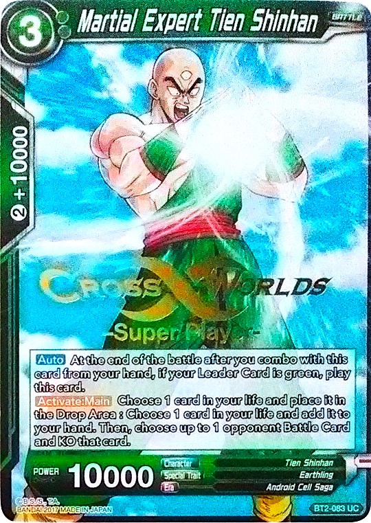 Martial Expert Tien Shinhan (Super Player Stamped) - Tournament ...