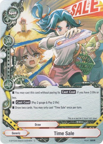 Time Sale - New World Chaos - Future Card BuddyFight