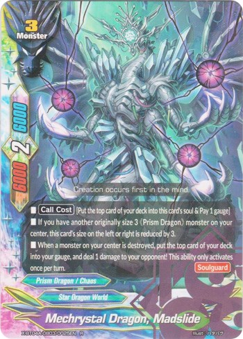 Mechrystal Dragon, Madslide - New World Chaos - Future Card BuddyFight