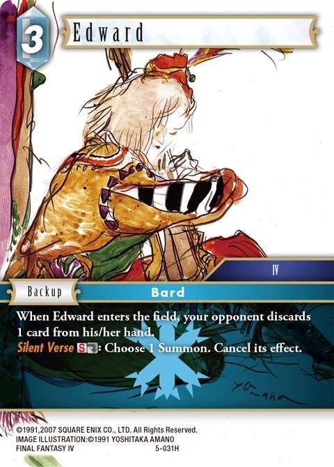 Edward - Opus V - Final Fantasy TCG