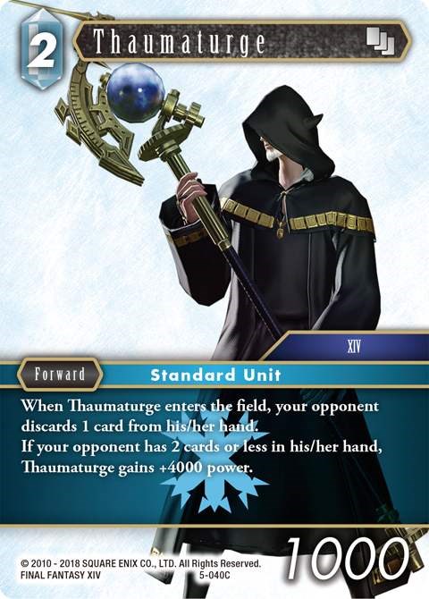 Thaumaturge - Opus V - Final Fantasy TCG