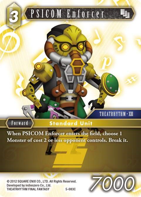 PSICOM Enforcer - Opus V - Final Fantasy TCG