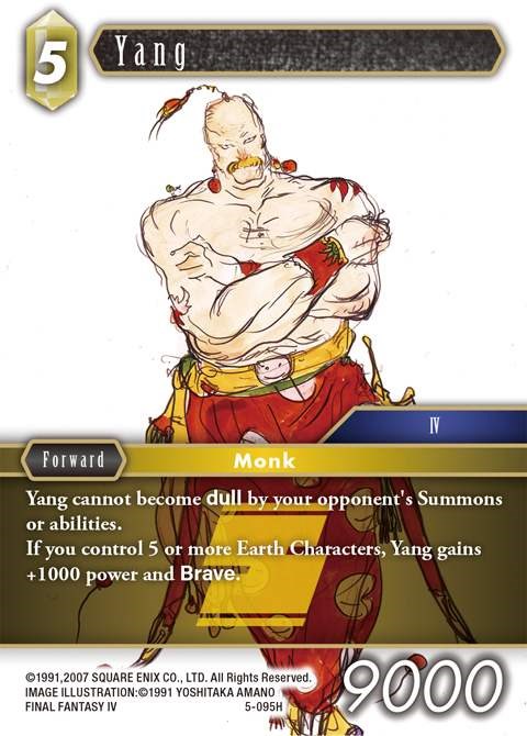 Yang - Opus V - Final Fantasy TCG