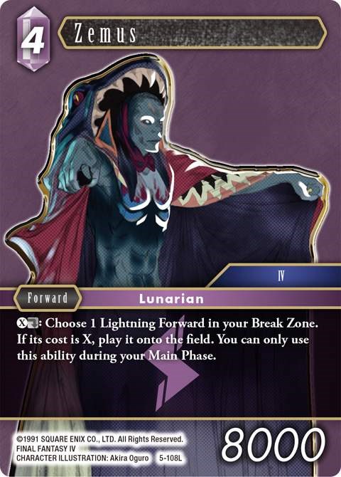 Zemus - Opus V - Final Fantasy TCG
