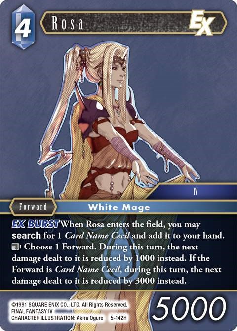 Rosa EX - Opus V - Final Fantasy TCG