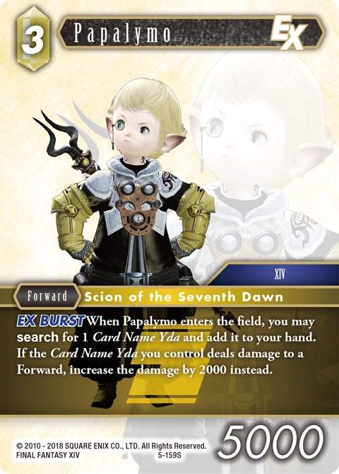 Papalymo EX - Opus V - Final Fantasy TCG