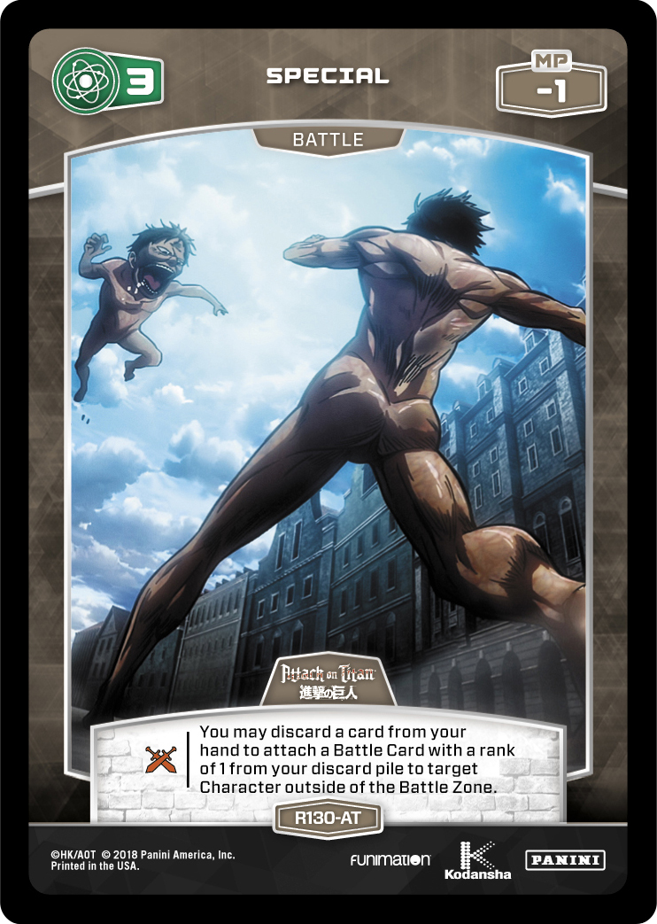 3 Special (R130-AT) - Attack on Titan - MetaX TCG