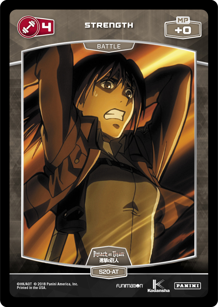 4 Strength (S20-AT) - Attack on Titan - MetaX TCG