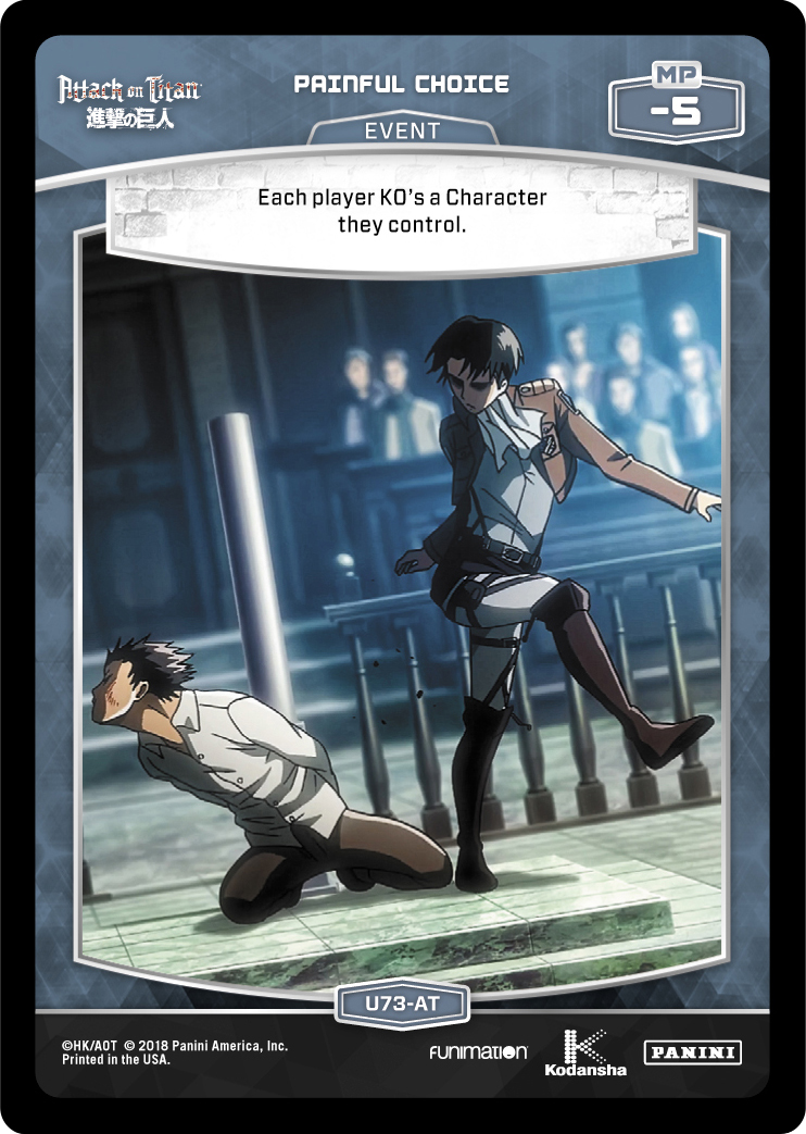 Painful Choice - Attack on Titan - MetaX TCG