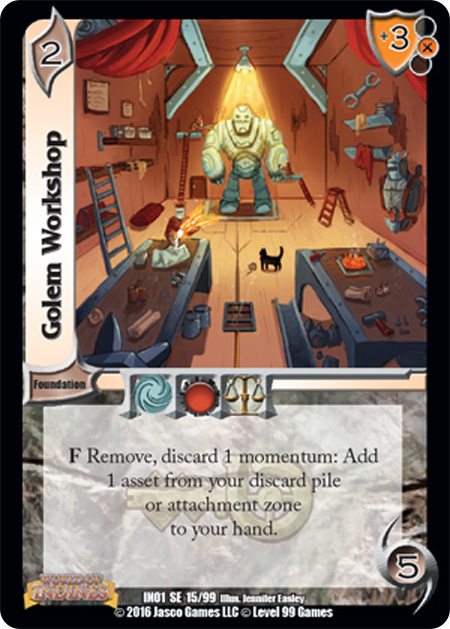 Golem Workshop - World of Indines - UniVersus