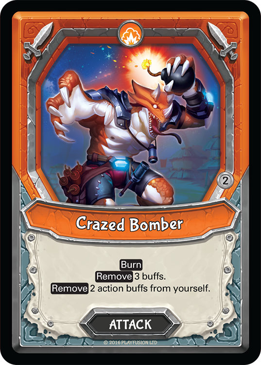 Crazed Bomber (Claimed) - Mythical - Lightseekers TCG