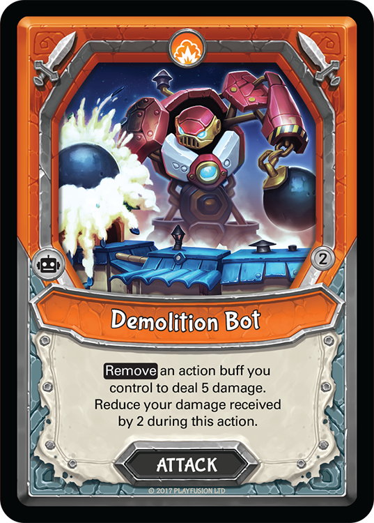 Demolition Bot (Unclaimed) - Mythical - Lightseekers TCG